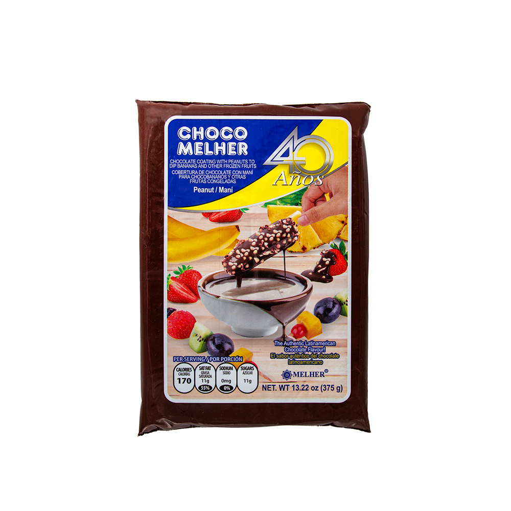 Chocolate con Maní – Melher | Cobertura Clásica para Chocobananos y ...