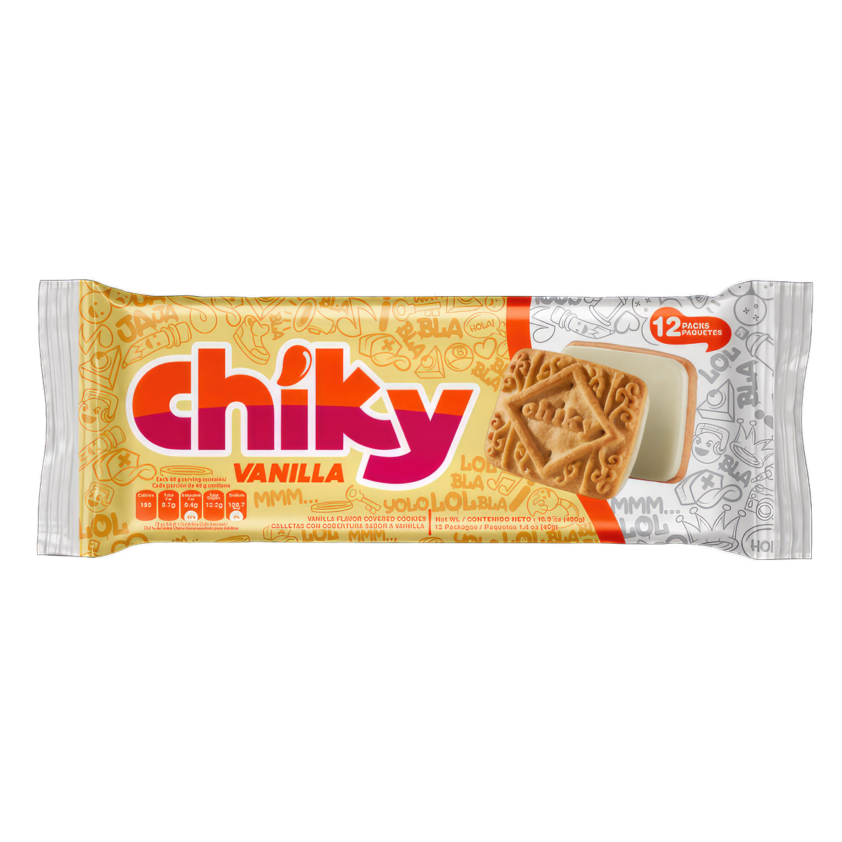 Buy Chiky Vanilla Cookies | Central American Sweet Cookies – Latin ...