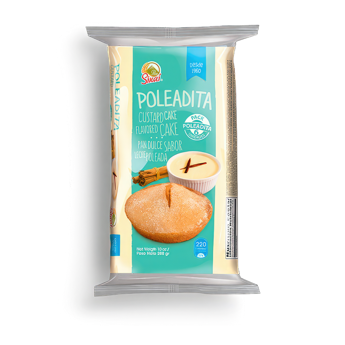Poleadita - Pan Dulce Sinai 6 Unidades | Latin Foods At Your Door